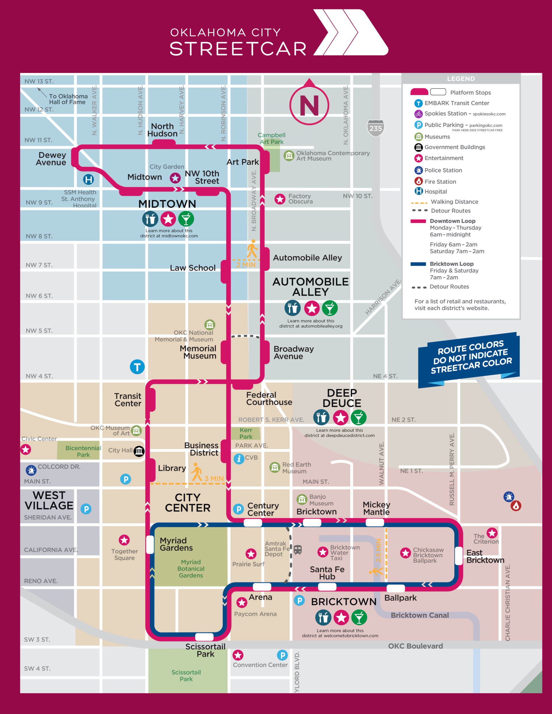 2022 Streetcar Map Website